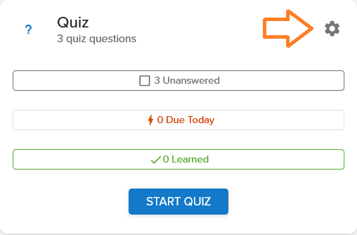 How can I prevent the quiz questions from popping up during the lesson ...